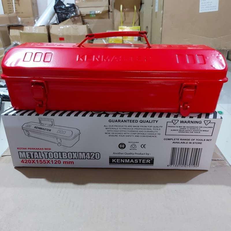 Promo Tool Box Besi 1 Susun Kenmaster M420 Toolbox Metal Kotak Perkakas ...