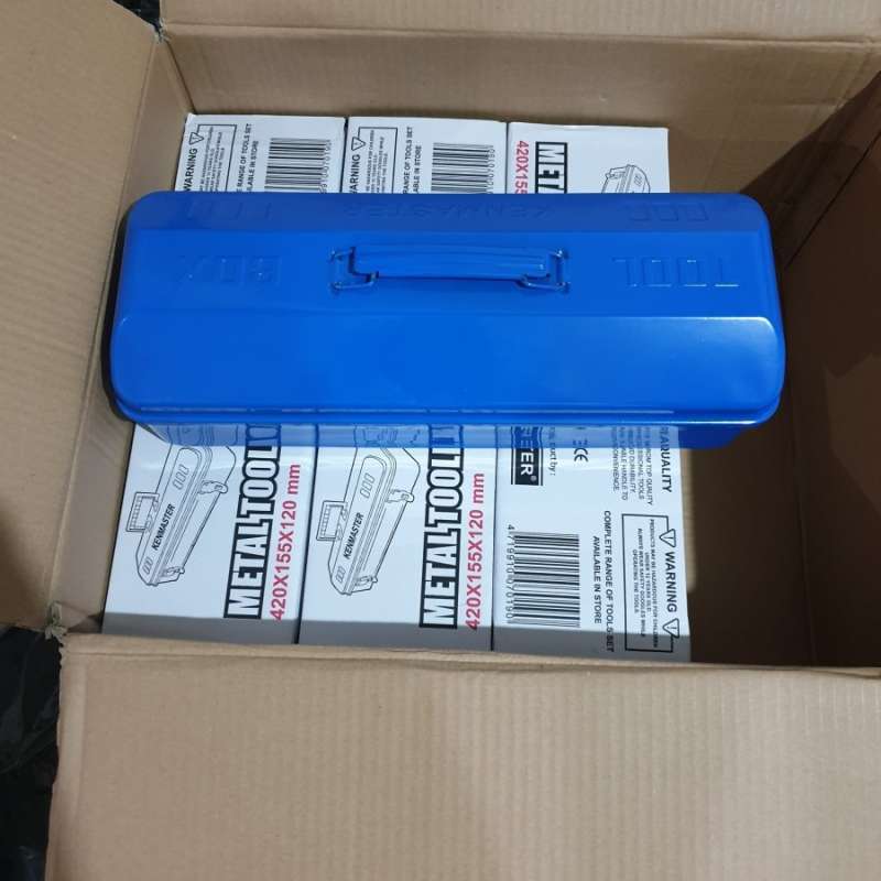 Promo Tool Box Besi 1 Susun Kenmaster M420 Toolbox Metal Kotak Perkakas ...