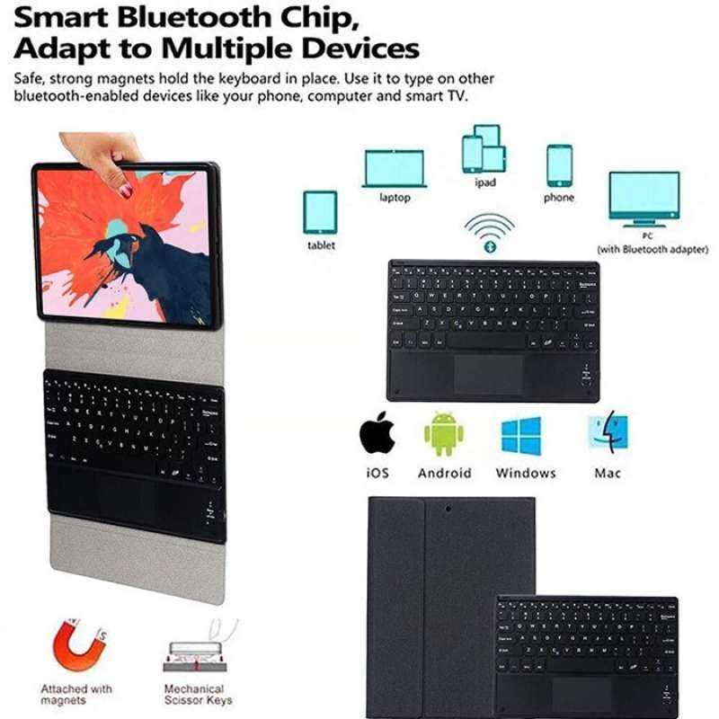Promo Free Ongkir Samsung Galaxy Tab S6 Lite Keyboard Touch Track Trek ...