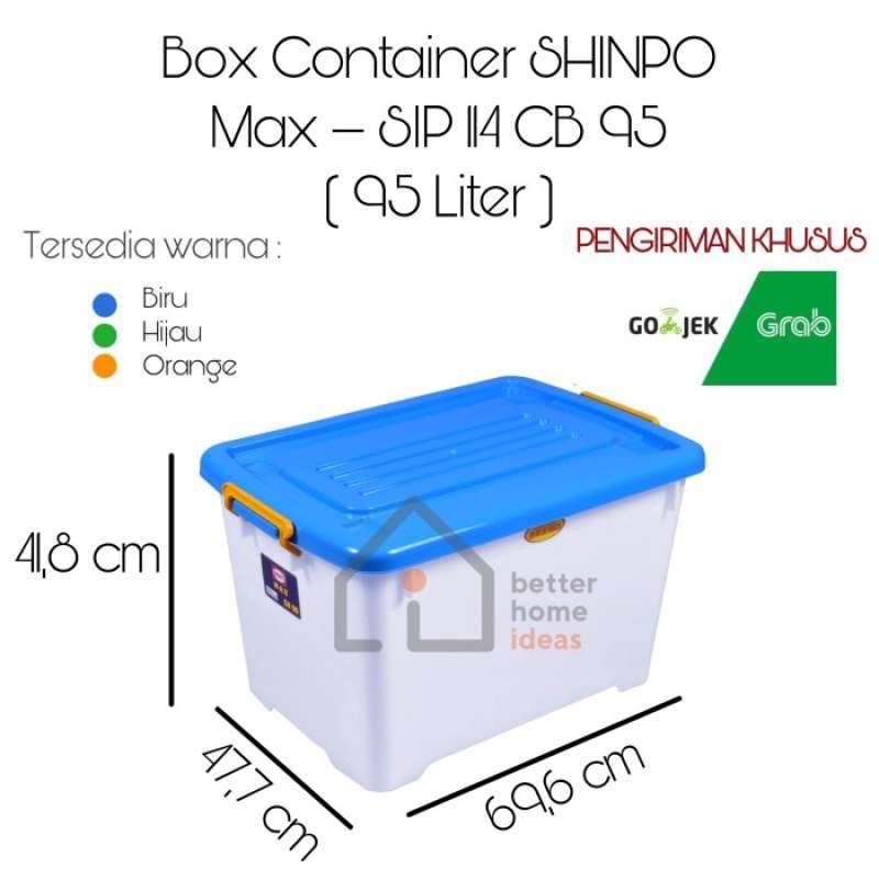 Promo Box Container Shinpo Max - Sip 114 Cb 95 (95 Liter) di Seller AK ...