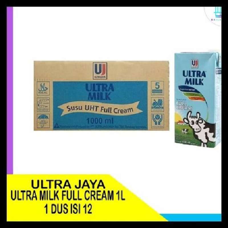 Jual ULTRA MILK 1 LITER KARTON ISI 12 PCS di Seller BLUE A SHOP ...