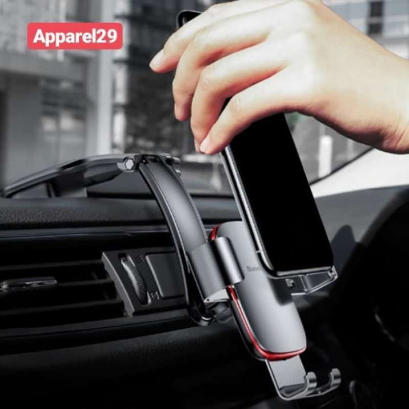 Jual Car Holder Baseus Metal Age Connecting Rod Gravity Car Mount ...