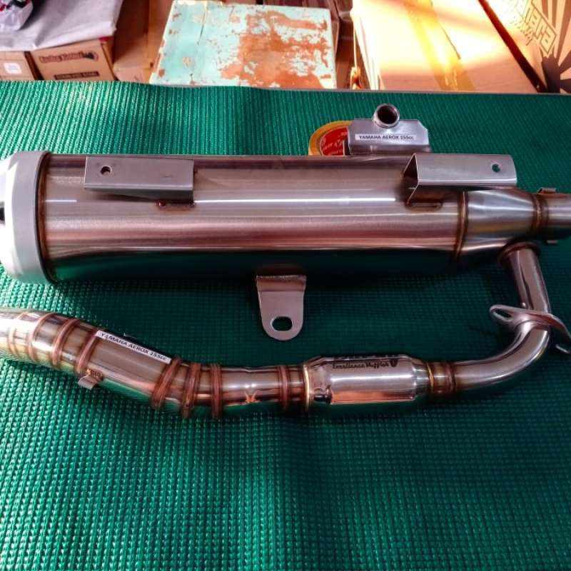 Jual KNALPOT STANDAR RACING FULL STAINLESS DAENG FOR YAMAHA AEROX 155CC ... Jual KNALPOT STANDAR RACING FULL STAINLESS DAENG FOR YAMAHA AEROX 155CC ...