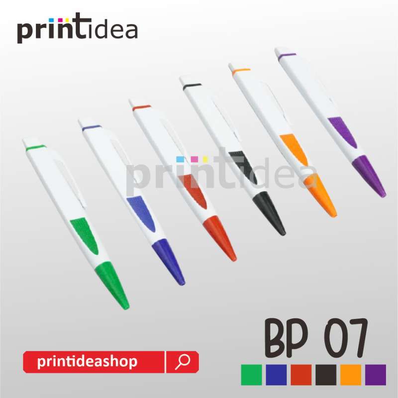 Jual Custom Pen Pulpen Plastik Ball Point Gepeng Promosi Souvenir Bp07 Di Seller Printidea ...