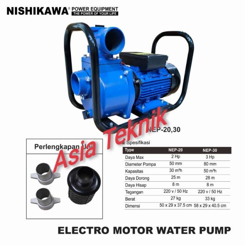 Promo pompa air listrik 2 hp electro motor water pump Diskon 23% di ...