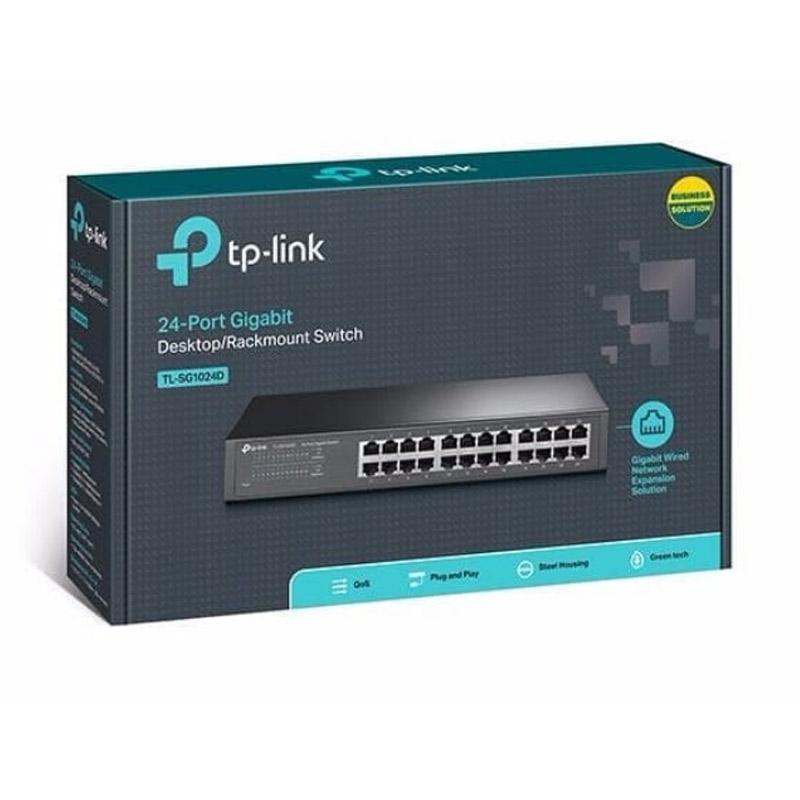 Jual TP-LINK TL-SG1024D Switch Hub - Hitam [24-Port Gigabit/ Case Steel ...