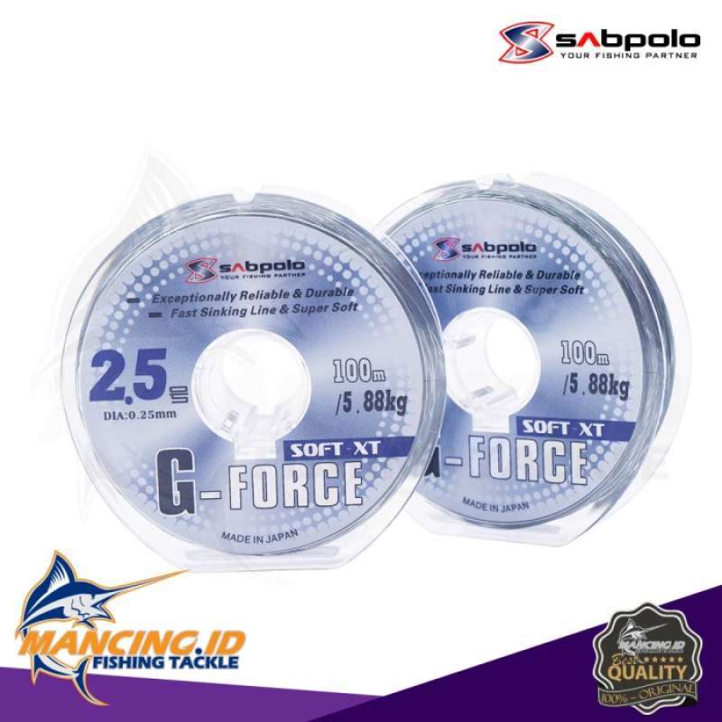 Jual SABPOLO LINE G - FORCE SOFT XT 100M SENAR PANCING BENANG MANCING ...