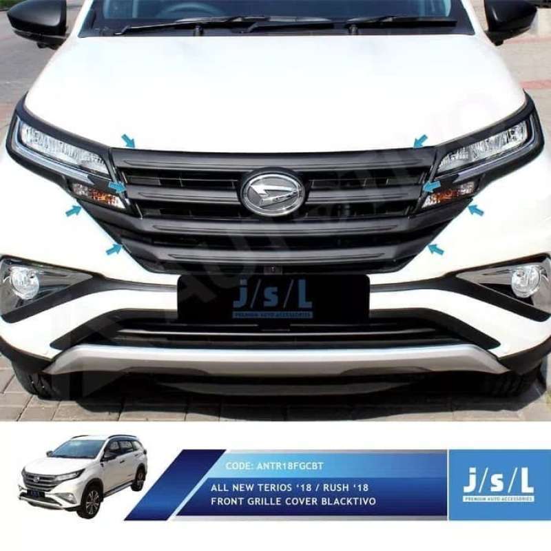 Promo COVER FRONT GRILLE GRILL HITAM BLACK DOP ALL NEW RUSH ALL NEW ...