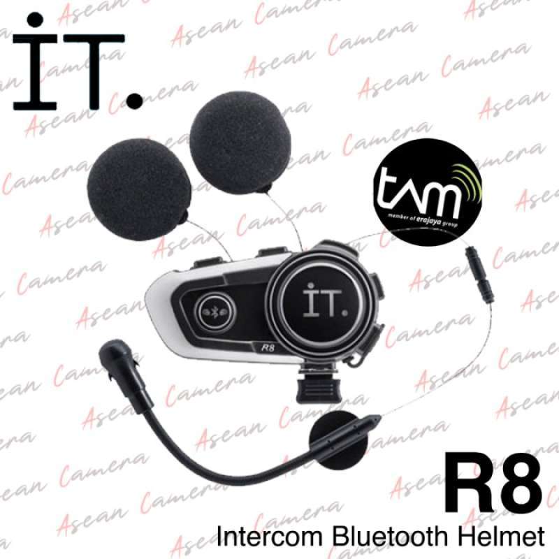 Jual Intercom helm wireless Bluetooth Helm IT R8 SENA CARDO PACKTALK ...