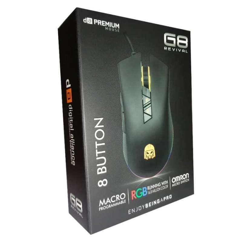 Jual Mouse Digital Alliance G8 REVIVAL RGB Gaming mouse di Seller Raja Harddisk - Mangga Dua ...