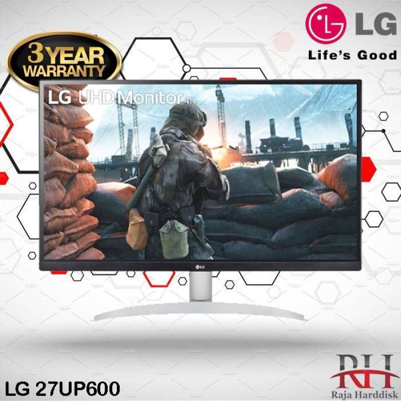 Jual Monitor LG 27UP600 / 27UP600-W UHD 4K IPS HDR400 FreeSync di ...
