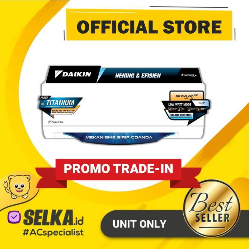 Promo Daikin FTKC71TVM4 AC Split 3 PK Star Inverter Diskon 4% di Seller ...