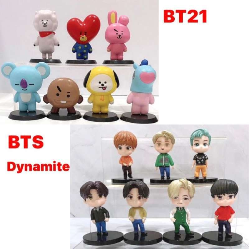 Promo BT21 BTS FIGURE SET 7 PCS KOYA RJ SHOOKY MANG CHIMMY TATA COOKY Diskon 5% di Seller ...