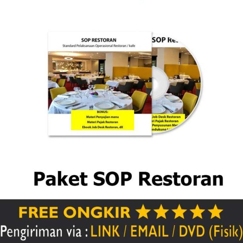 Jual Paket SOP Restaurant Restoran Cafe Kafe Kedai Modern & FlowChart ...