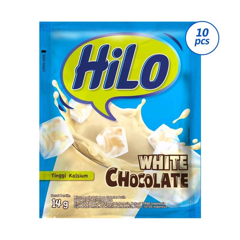 Jual Hilo White Chocolate Renceng Minuman Cokelat [10 Sachets] di ...