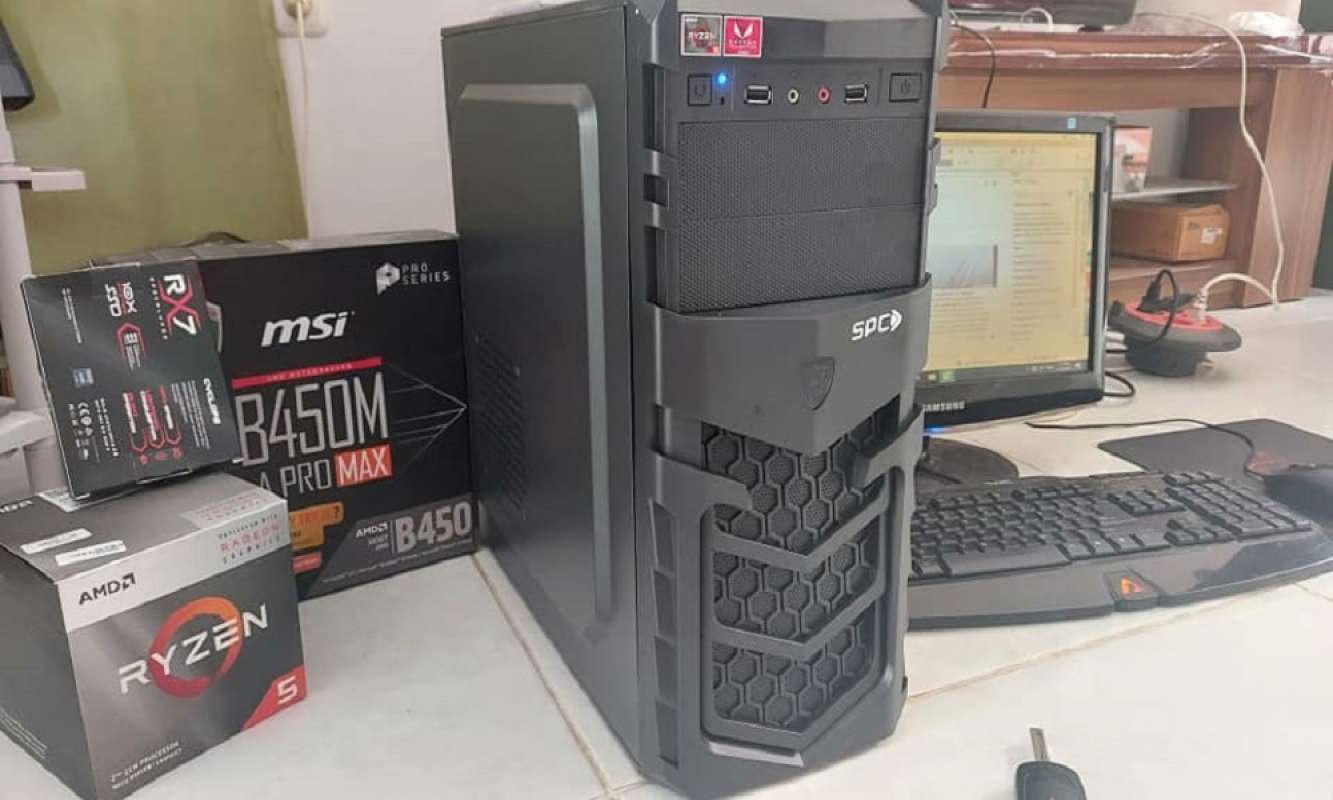 Jual PC CPU RAKITAN INTEL CORE I5 6400 RAM 8GB DDR4 SSD EDITING RENDERING OFFICE LANCAR NEW ...