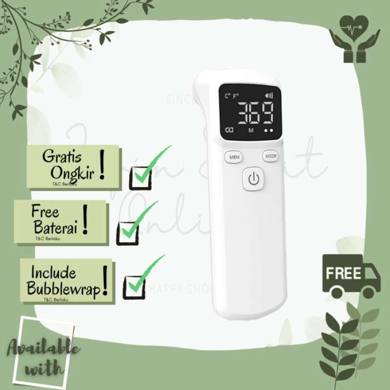 Jual thermometer infrared termometer gun digital not omron 28 ...