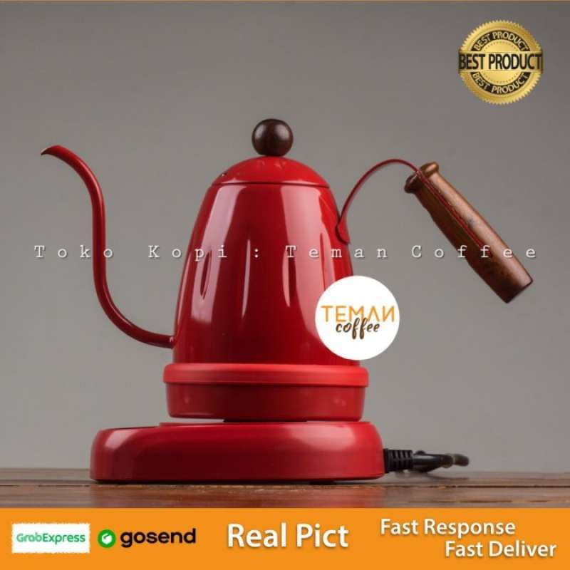 Jual Diguo Digital Electric Gooseneck Kettle Red Di Seller Cobanbaith ...