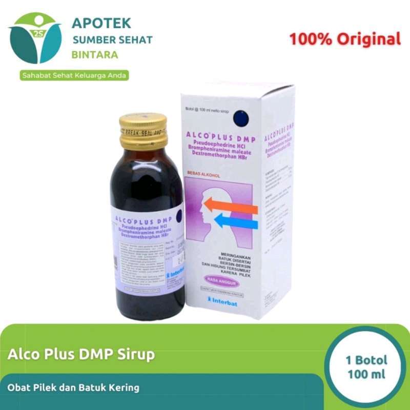 Jual Alco Plus DMP Sirup 100 ml di Seller Apotek Sumber Sehat Bintara ...
