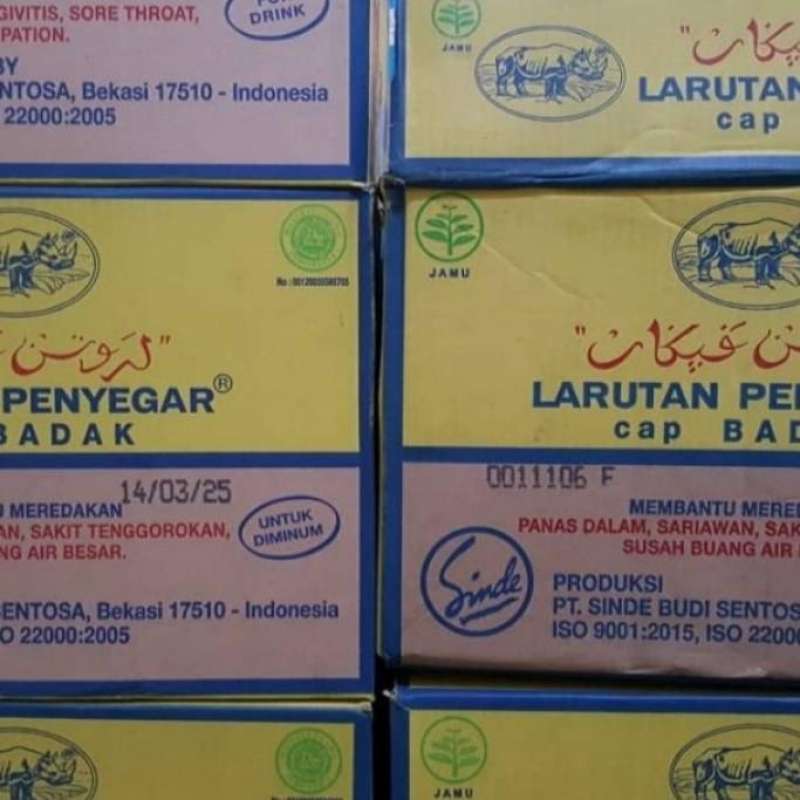Jual Larutan cap badak 500ml isi 24 botol di Seller Bu Endess - Sangiang Jaya, Kota Tangerang ...