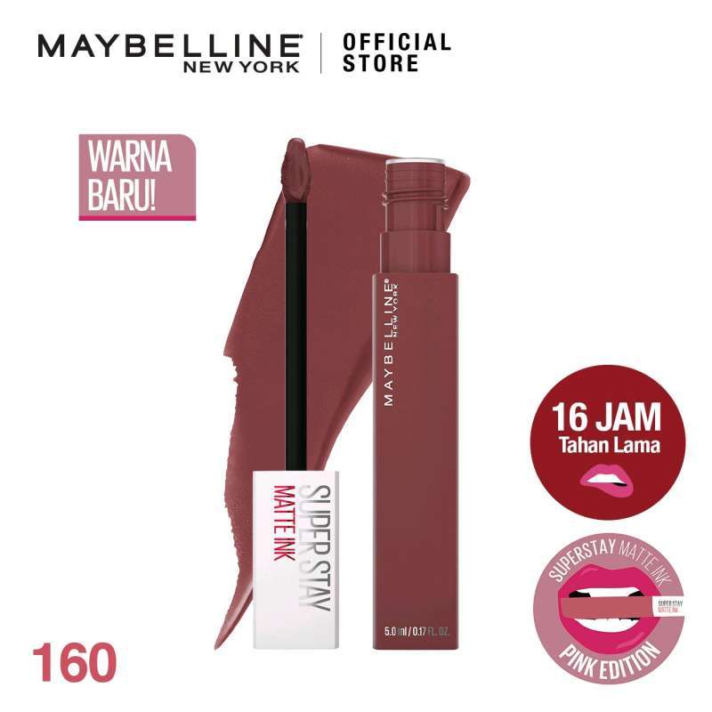 Jual Maybelline Super Stay Matte Ink Lip Cream 160 Mover 100% Original ...
