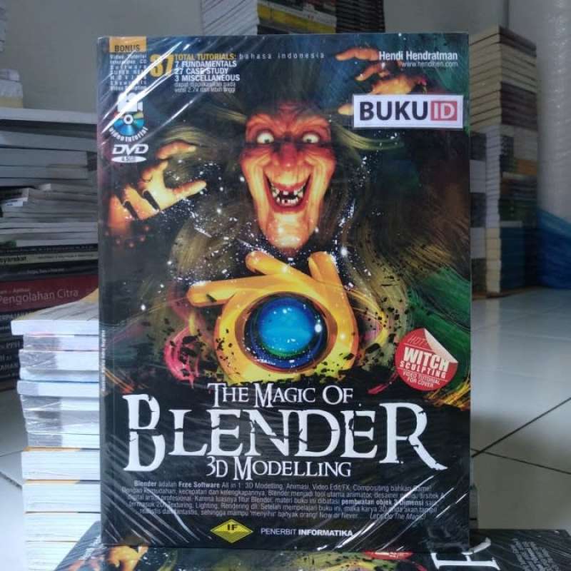 Promo Premium Buku The Magic Of Blender 3d Modeling 37 Total Tutorial ...