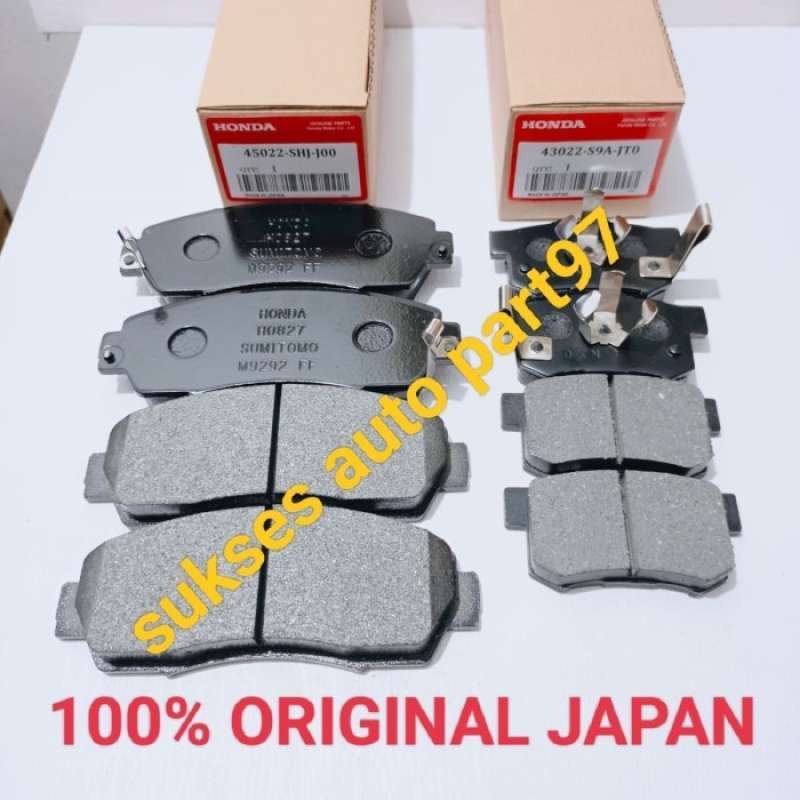 Jual brake pad kampas rem depan belakang Honda CRV gen3 gen 3 2007-2012 ori di Seller Alfa Auto ...