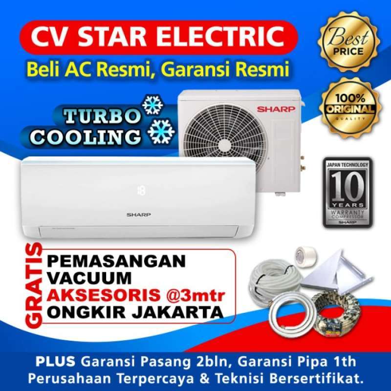 Jual AC SHARP 1.5 PK AH-A12UCY/UCYN + PASANG | AC SHARP STANDARD di Seller Eudora - Kamal Muara ...