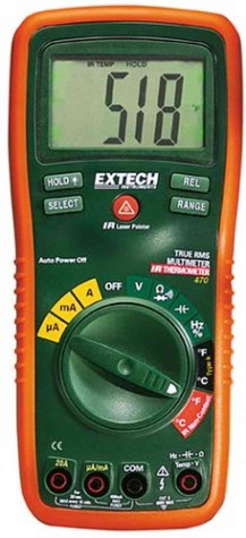 Promo Extech EX470 True RMS Multimeter and Infrared Thermometer Diskon ...