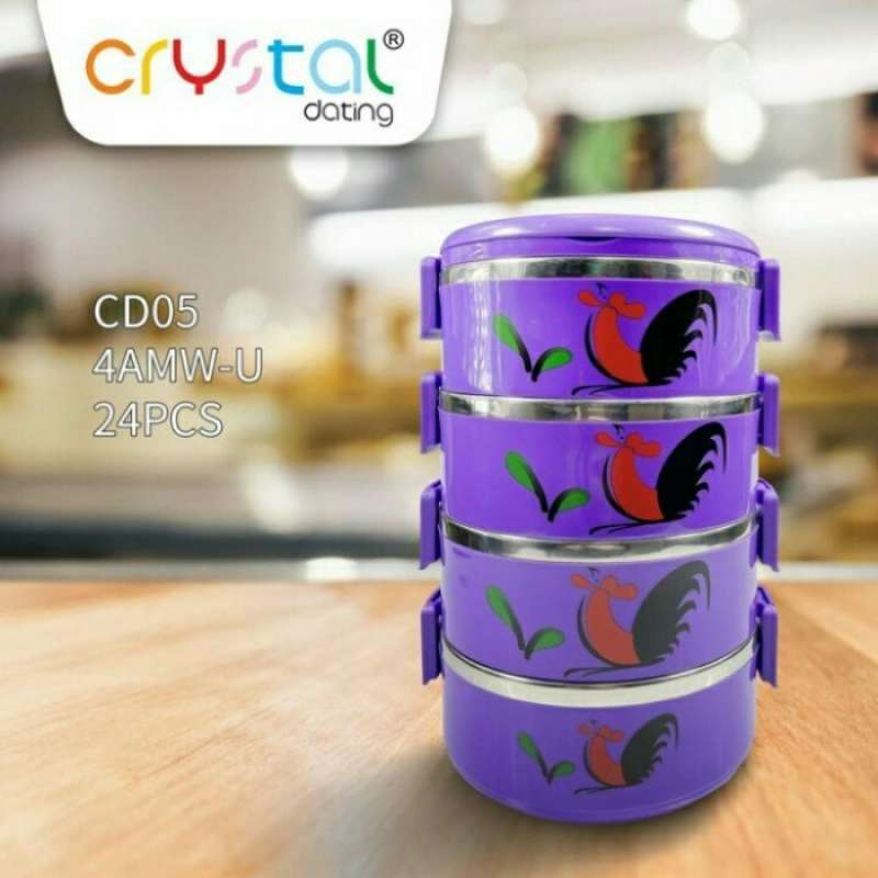 Jual Rantang Ayam Warna 4 Susun - Rantang Lunch Box - Rantang Warna Di ...