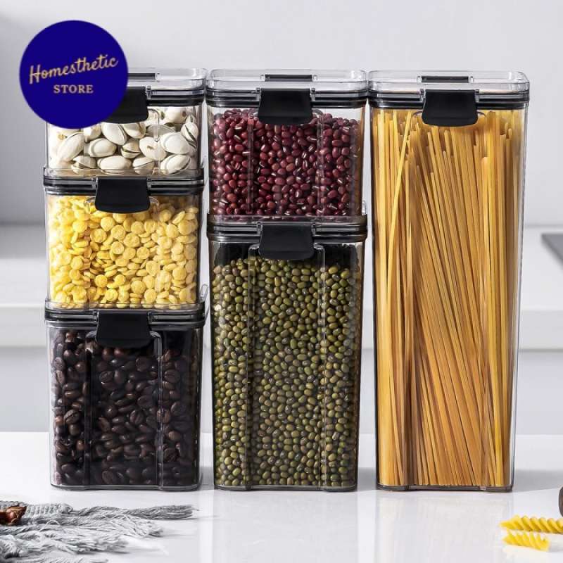 Promo TOPLES WADAH KOTAK PENYIMPANAN MAKANAN KEDAP UDARA BUAH TEPUNG ...