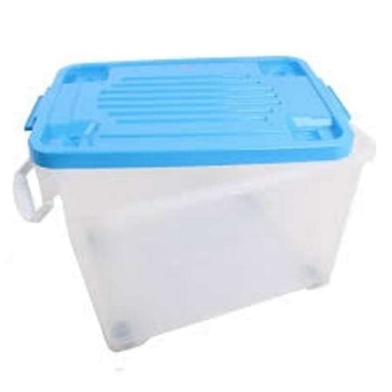 Promo KIRAMAS CONTAINER BOX BESAR PLASTIK 75 LITER DENGAN RODA (BY ...