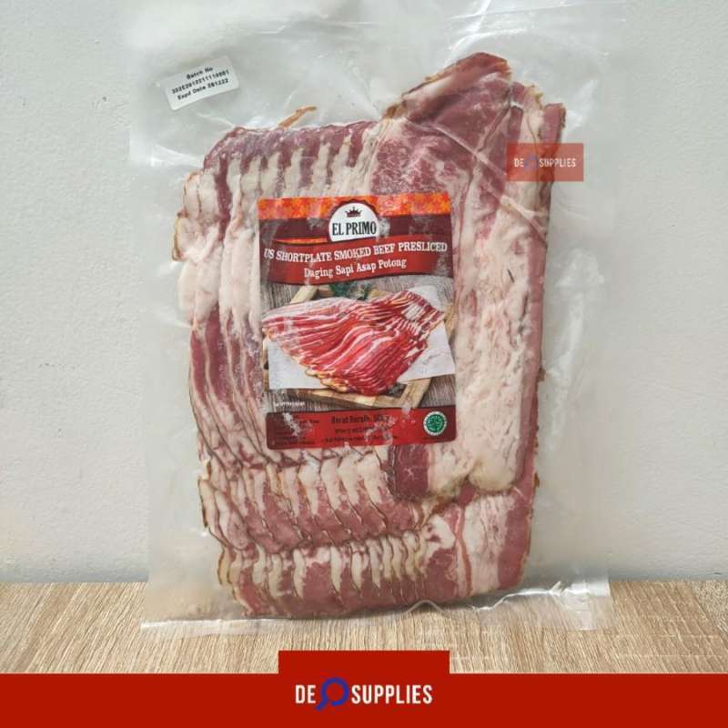 Jual EL Primo Smoked Beef US Shortplate 500gr - Daging Sapi Asap Smoke ...