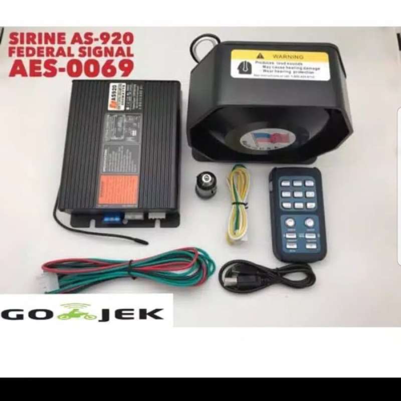 Jual toa sirine slim patwal polisi model werless 200watt di Seller ...