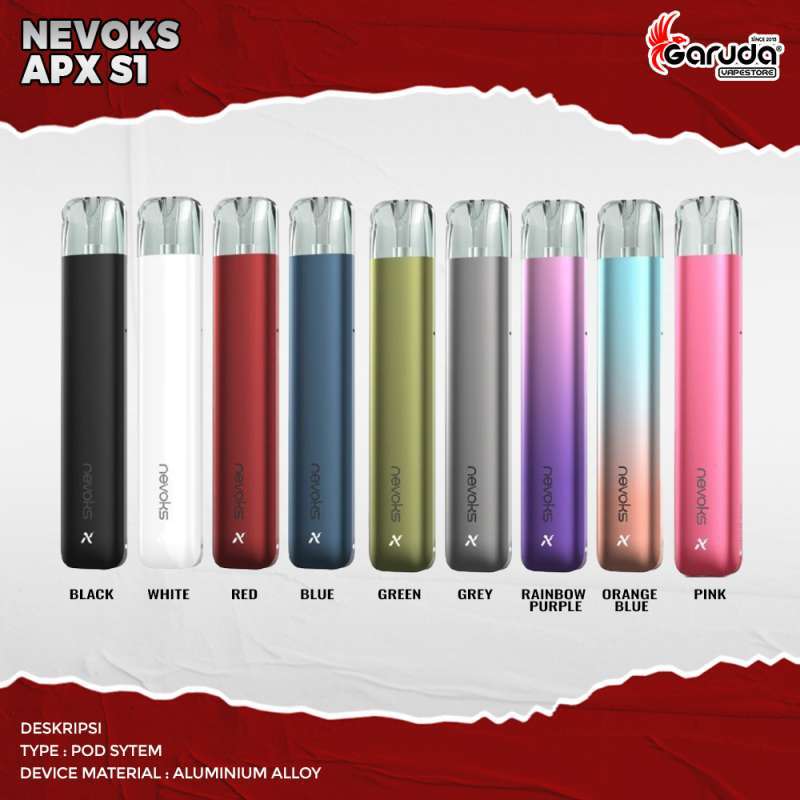 Jual Apx S1 Pod By Nevoks 100% Authentic di Seller Garuda Vape Store ...