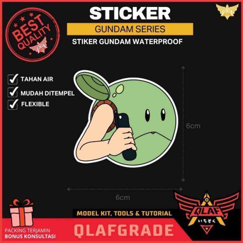 Jual HARO STIKER LUCU WATERPROOF gundam universe sticker goofy di ...