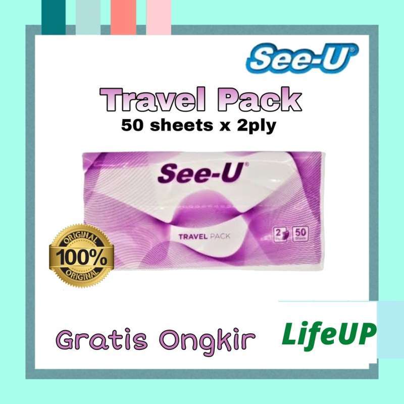 Jual TISU TRAVEL SEE U TISSUE MURAH PACK TISSU SEE-U [50 Sheet/2 Ply] di Seller L1FEUP1689 ...