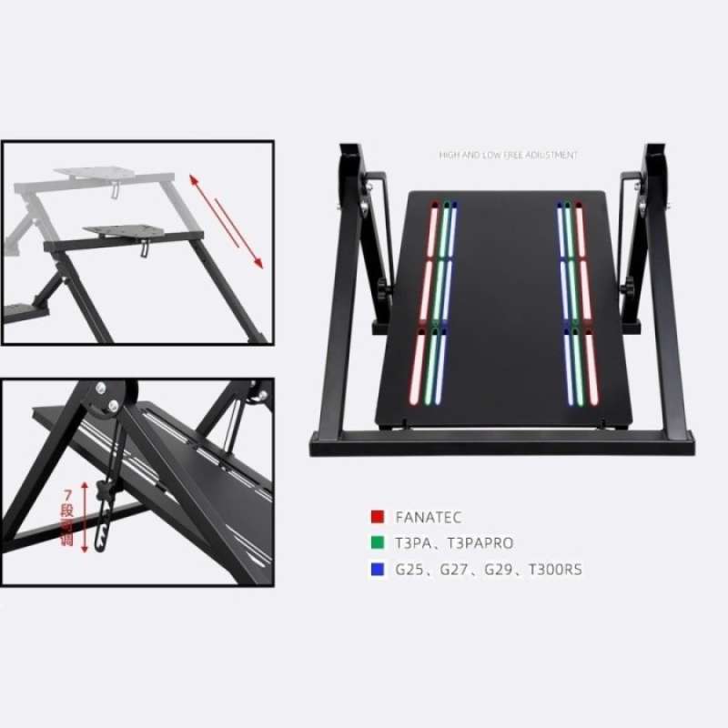 Jual Racing Simulator Steering Wheel X-Stand Cockpit Kokpit Folding ...