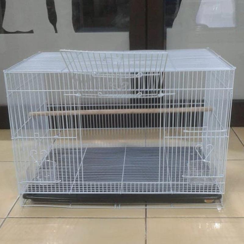 Jual Octagon Bird Cage 60 cm X 41 cm X 42 cm Kandang Burung [Putih] di ...