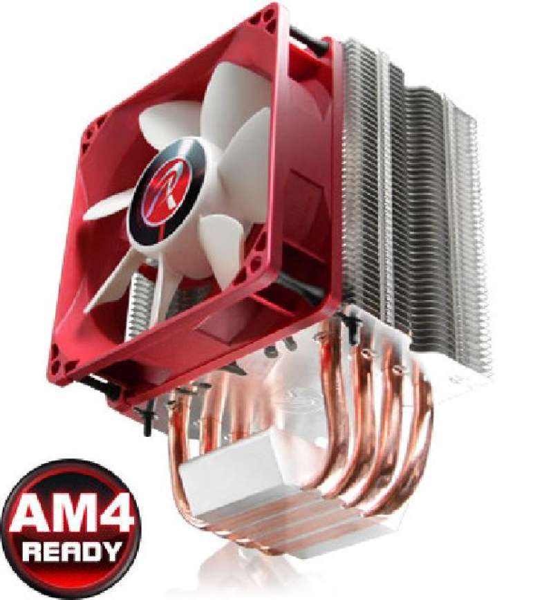 Jual Raijintek Aidos Air Cpu Cooler 136mm Height 4 Heat-pipe 92mm Pwm ...