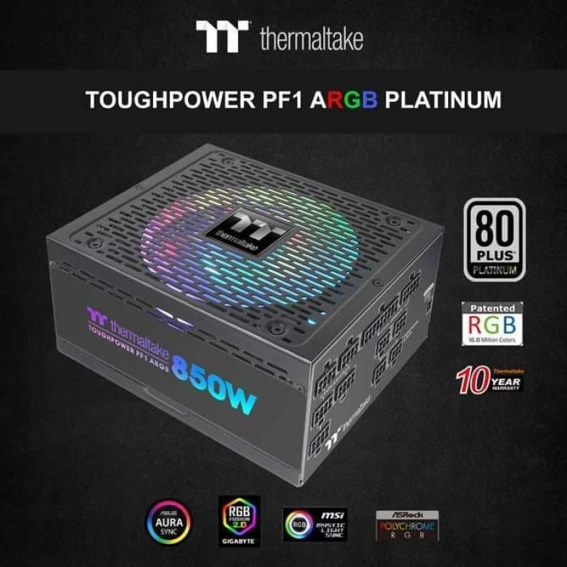 Jual Thermaltake Toughpower Pf1 Argb 850w 80+ Platinum Rgb Sync Psu Di ...