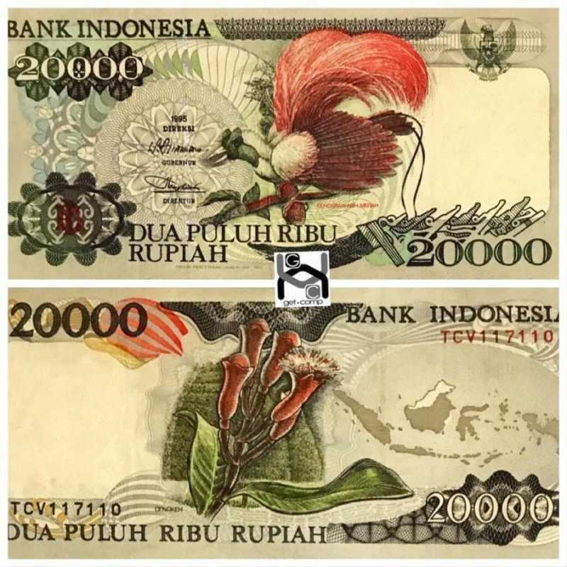 Jual Uang Kuno 20000 Rupiah Rp Th 1998 Uang Kuno Uang Kertas Lama Di ...