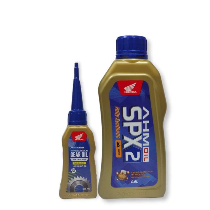 Jual Paket Oli Spx 2 Matic Dengan Oli Gardan Spx Full Synthetic ...