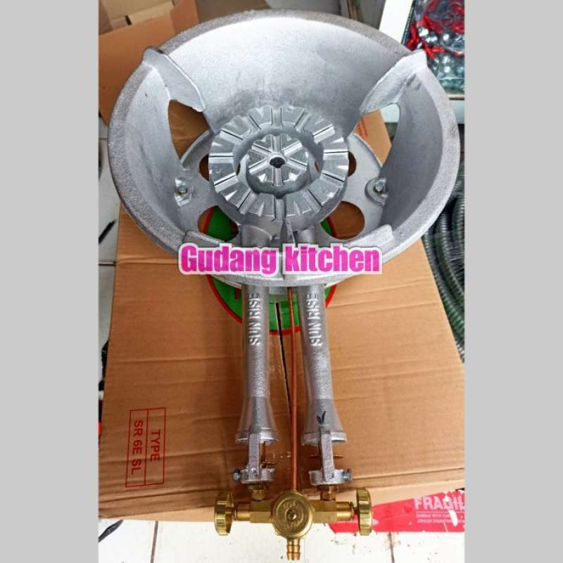 Jual Kompor gas api Besar dan biru merk Sunrise tipe 6E mangkok tinggi ...