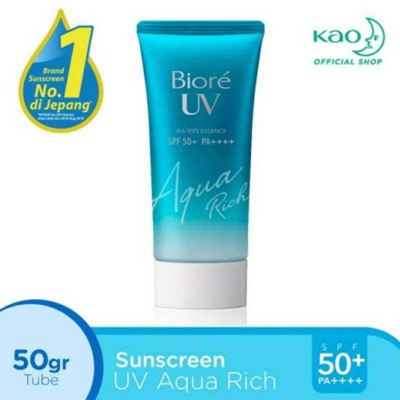 Jual biore uv aqua rich watery essence spf 50 di Seller T&A cos ...