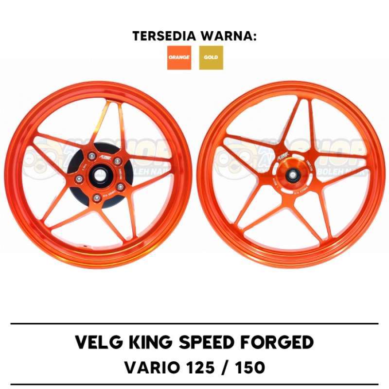 Jual Velg King Speed Vario 125 / 150 Kingspeed Aluminium Forged Di ...
