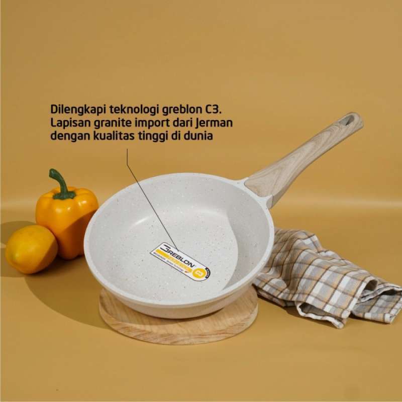 Promo CYPRUS WHITE GRANITE DIE CAST FRY PAN 24 CM Diskon 23% di Seller ...
