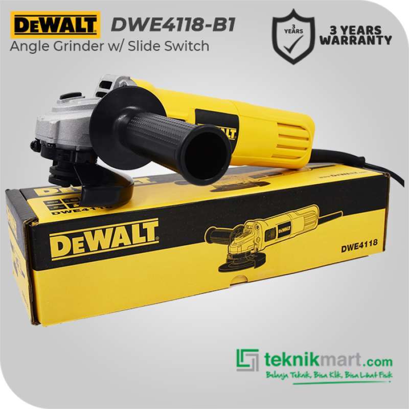 Promo Dewalt Angle Grinder / Gerinda Tangan Listrik 950W 100mm DWE4118 ...