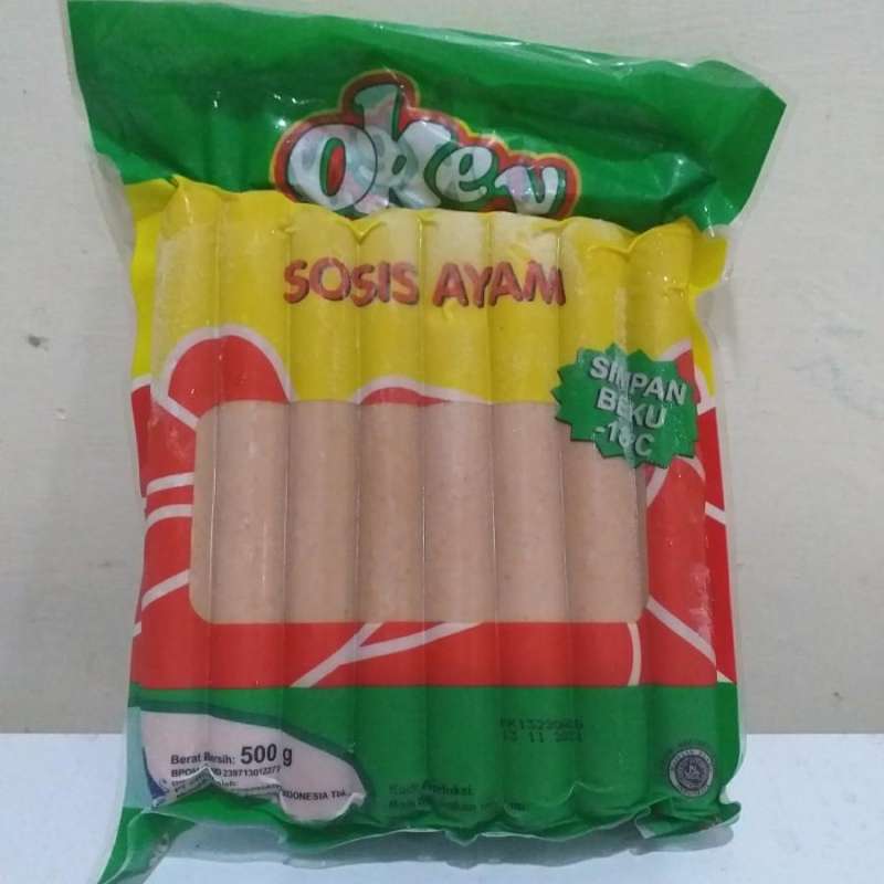 Jual sosis ayam okey 500 gr di Seller Toko sosis Medan Mart - Gedung ...