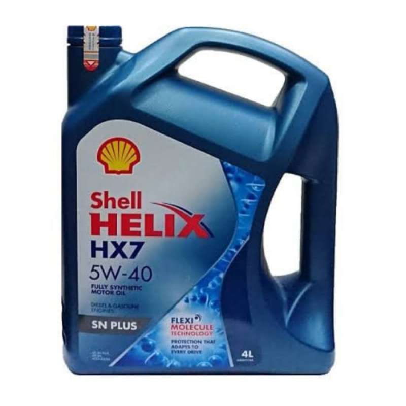 Jual Oli Mesin Shell Helix Plus Hx7 + Hx7 Plus 5W40 Galon Barcode ...